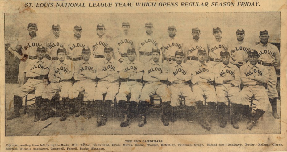 1903-1906 Cardinals – Cardinals Uniforms & Logos