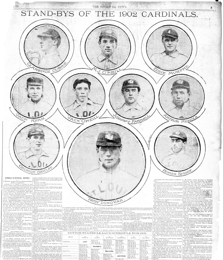 1903 1906 Cardinals Cardinals Uniforms Logos