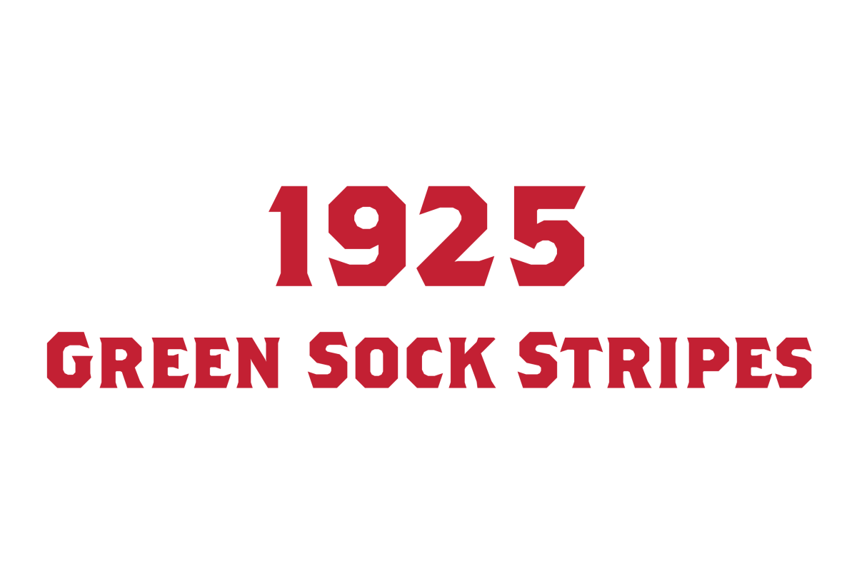 1925 Green Sock Stripes – Cardinals Uniforms & Logos