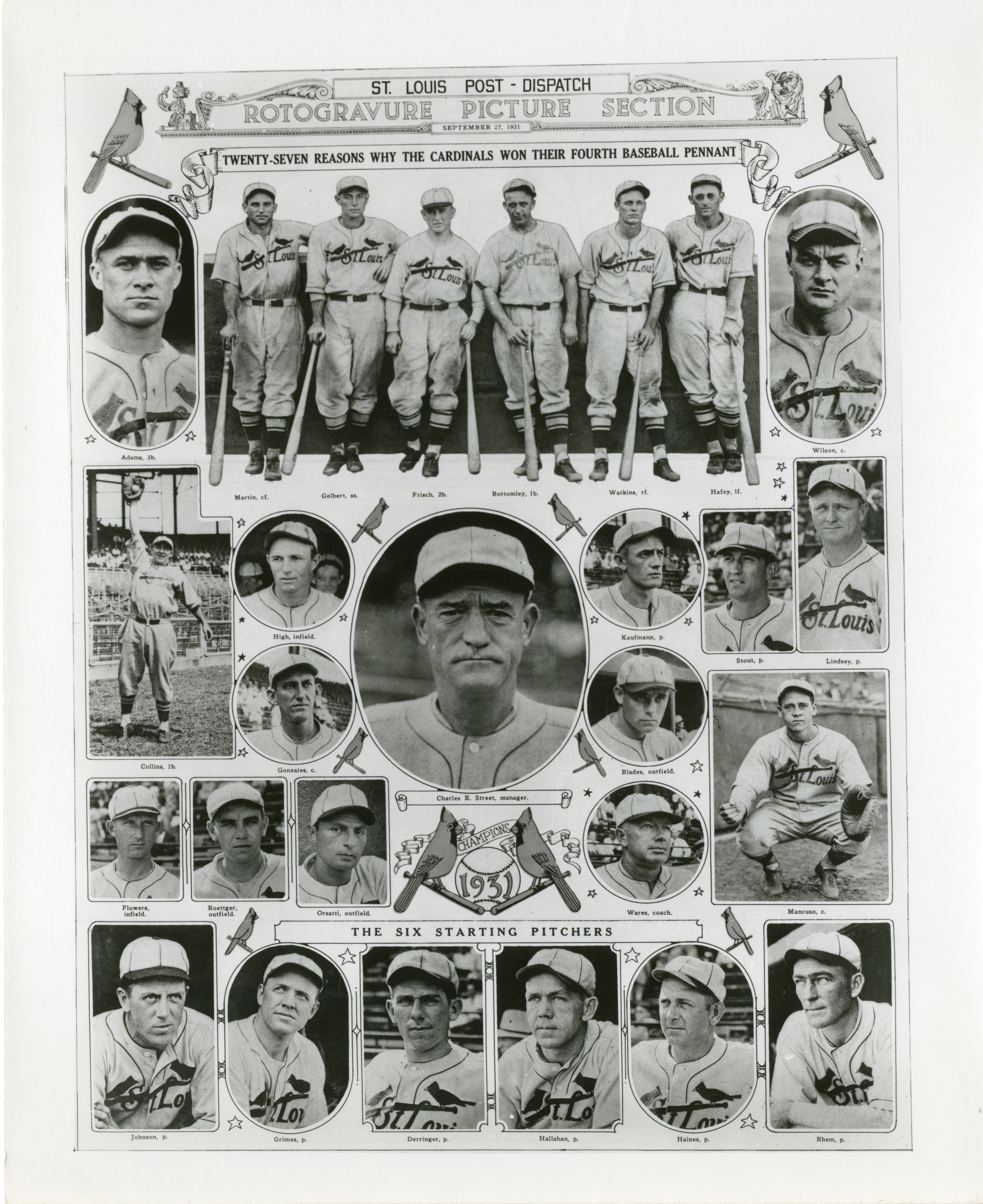 1931 Cardinals – Cardinals Uniforms & Logos