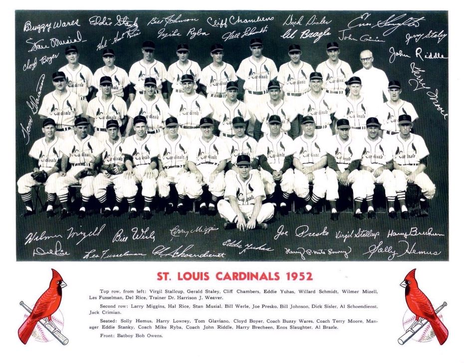 1952-1953 Cardinals – Cardinals Uniforms & Logos