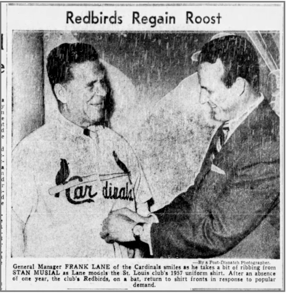 1957-1961 Cardinals – Cardinals Uniforms & Logos