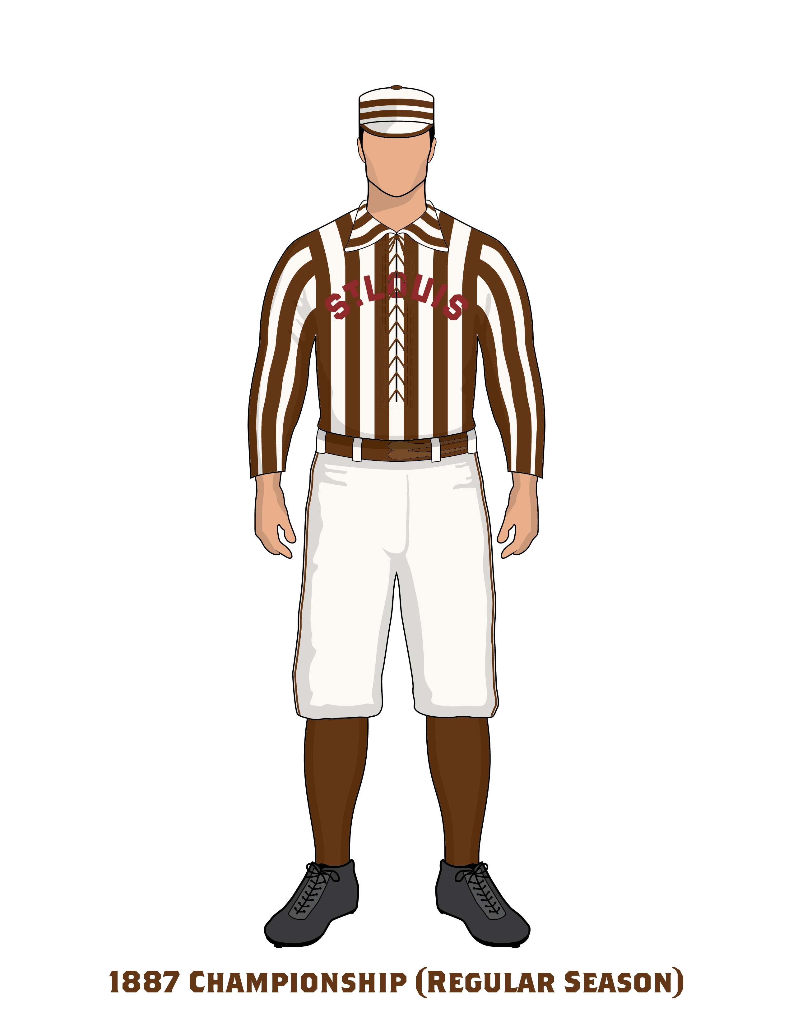 1887 Browns – Cardinals Uniforms & Logos