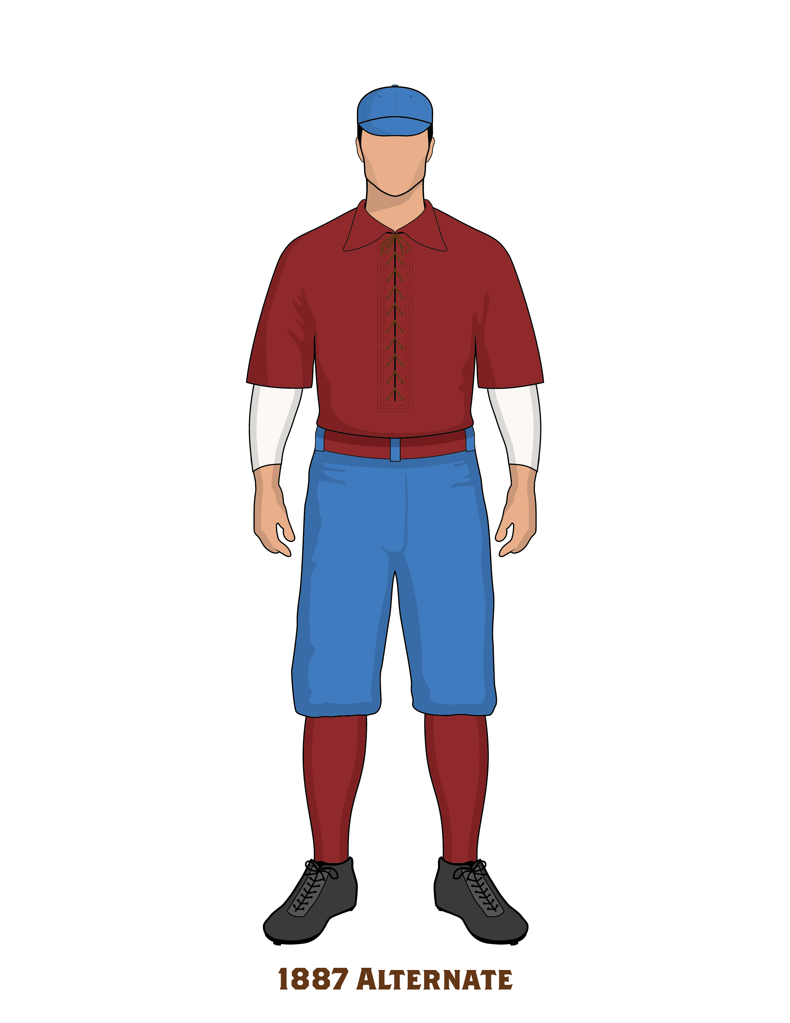 1887 Browns – Cardinals Uniforms & Logos