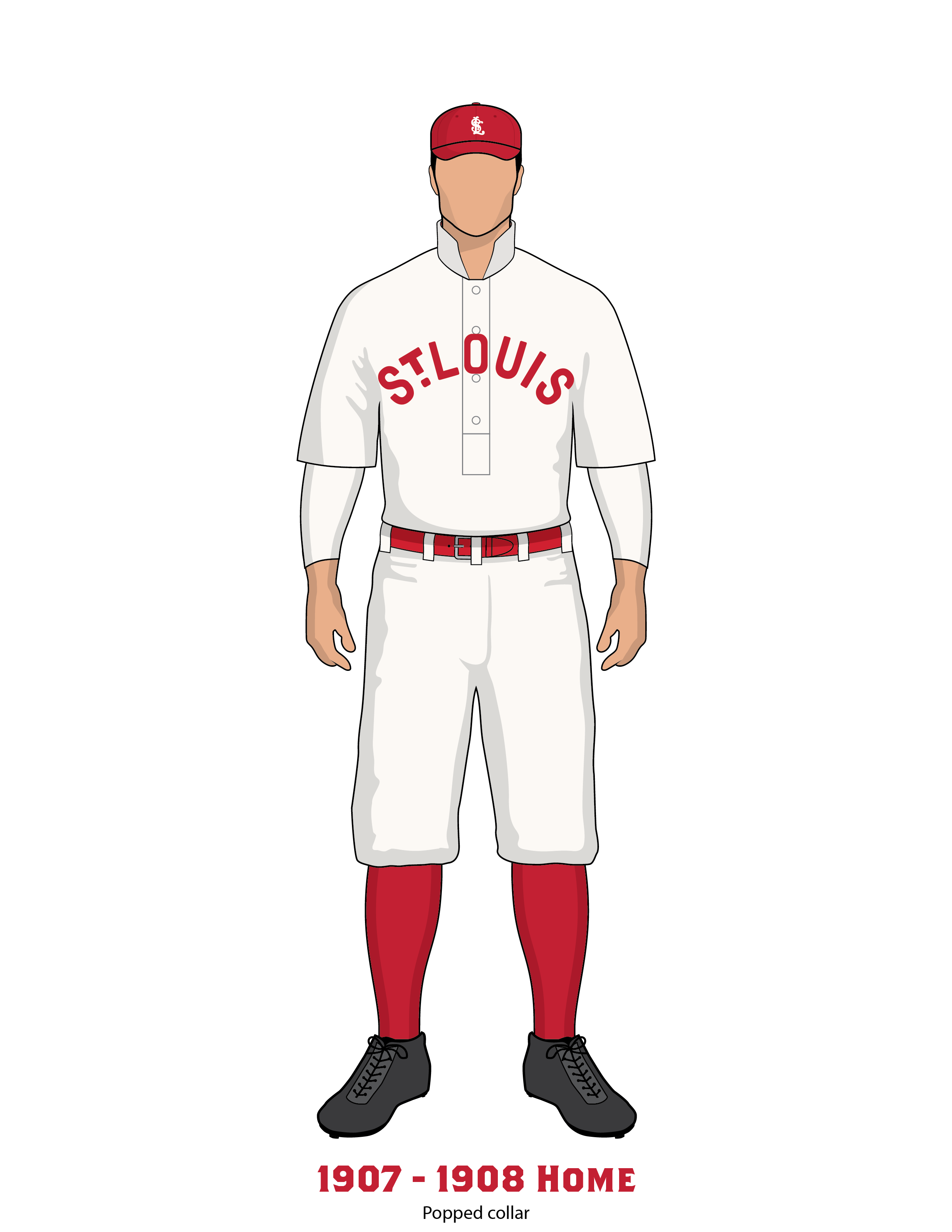 1907-1908 Cardinals – Cardinals Uniforms & Logos