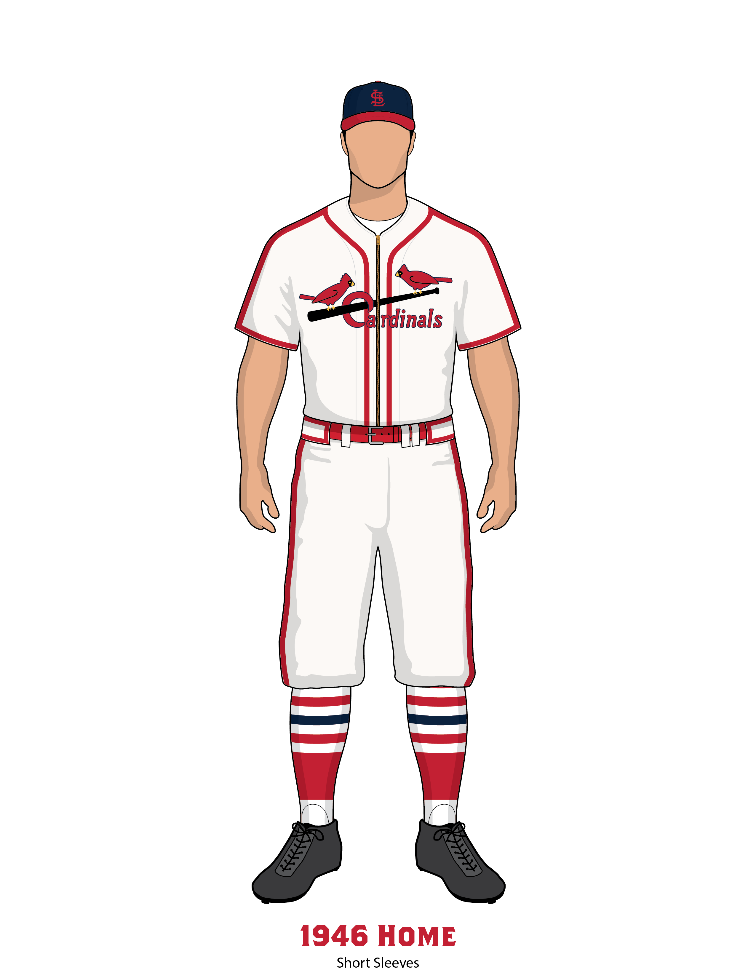 1946-1948 Cardinals – Cardinals Uniforms & Logos
