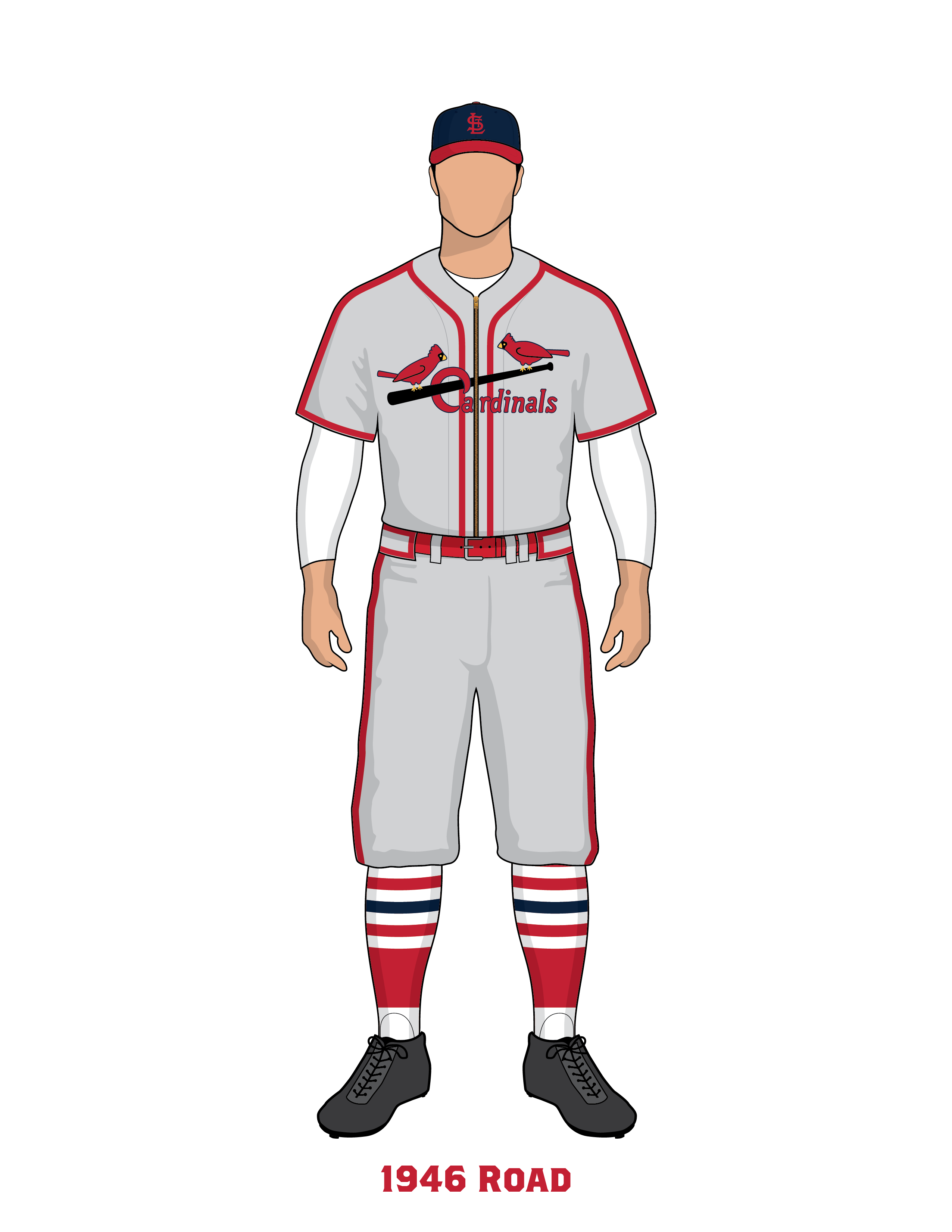 1946-1948 Cardinals – Cardinals Uniforms & Logos