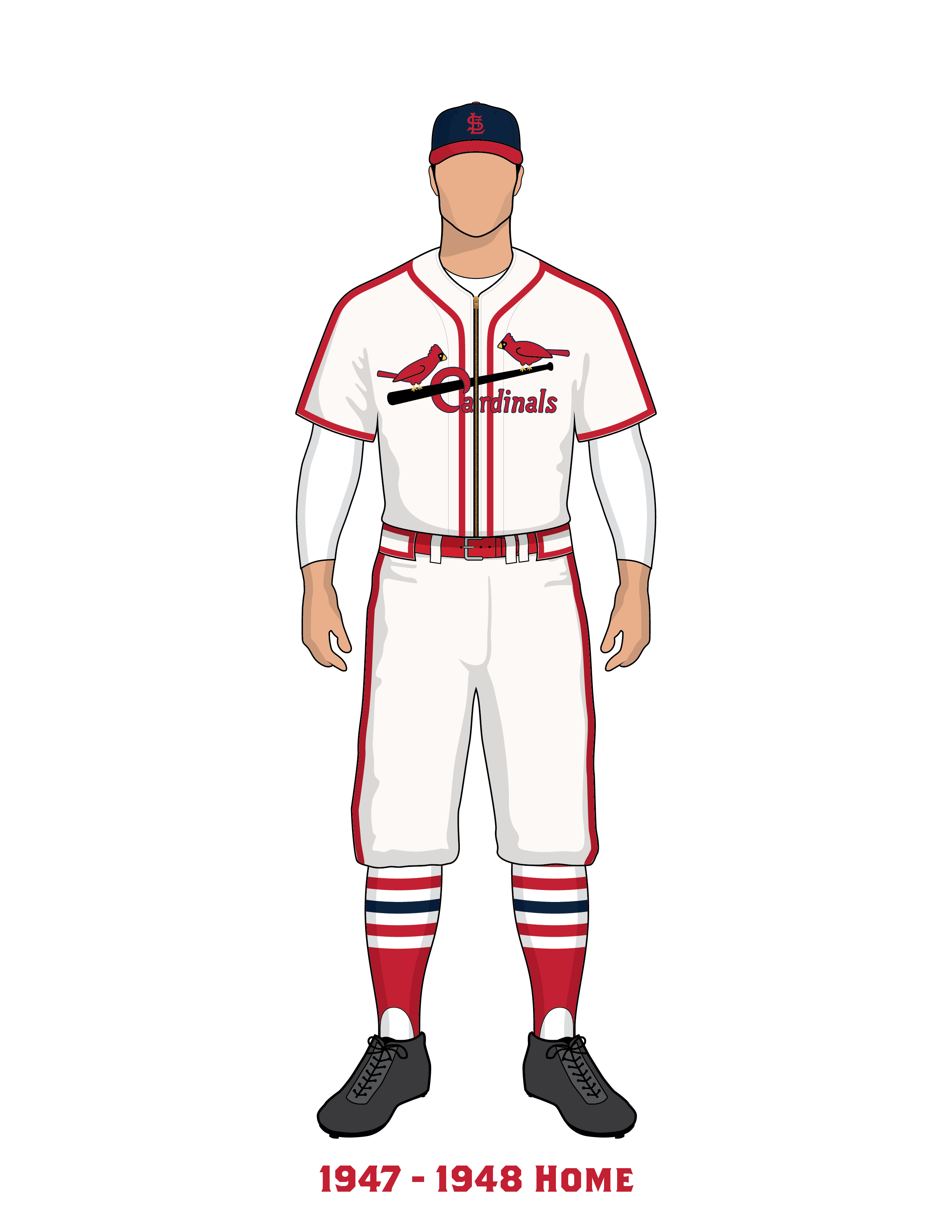 1946-1948 Cardinals – Cardinals Uniforms & Logos