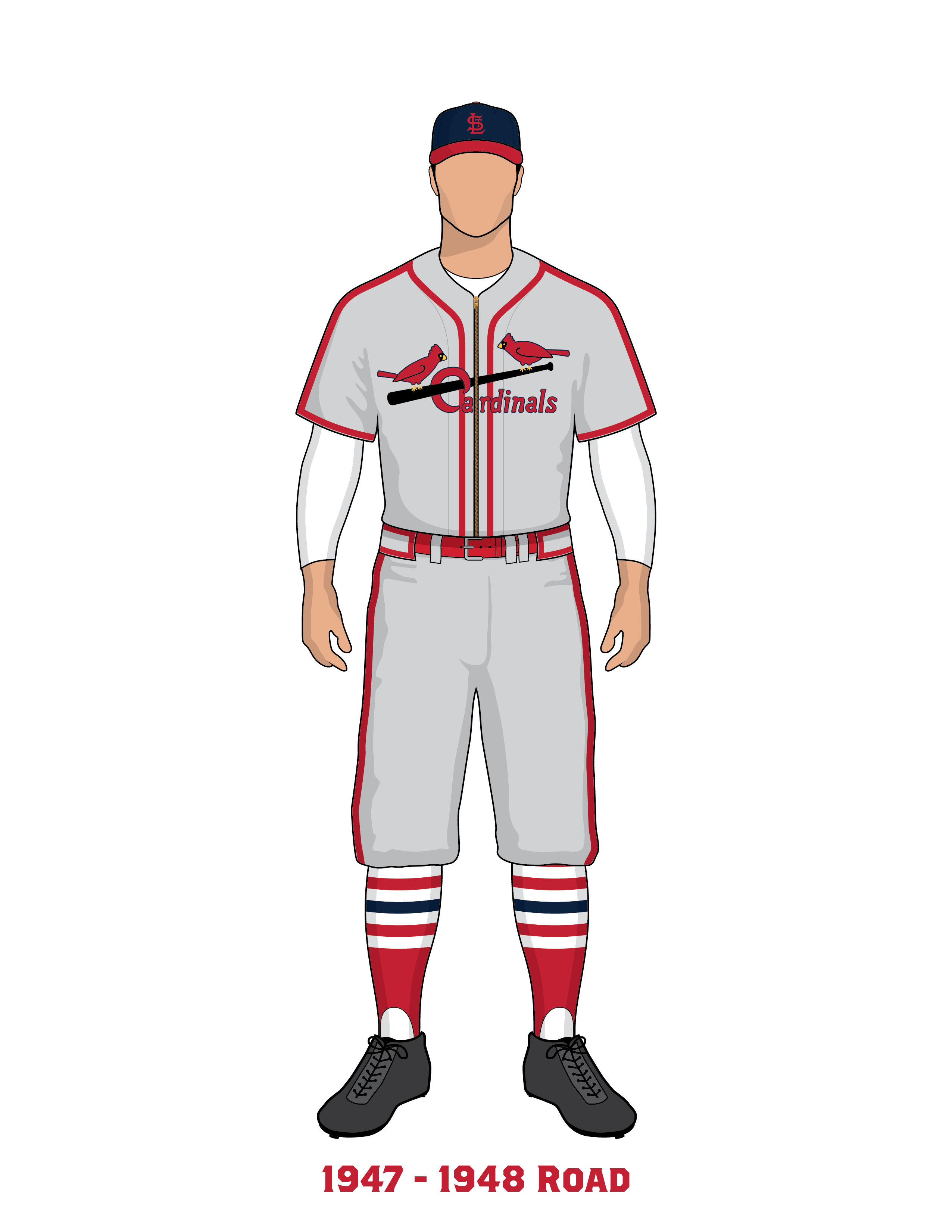 1946-1948 Cardinals – Cardinals Uniforms & Logos