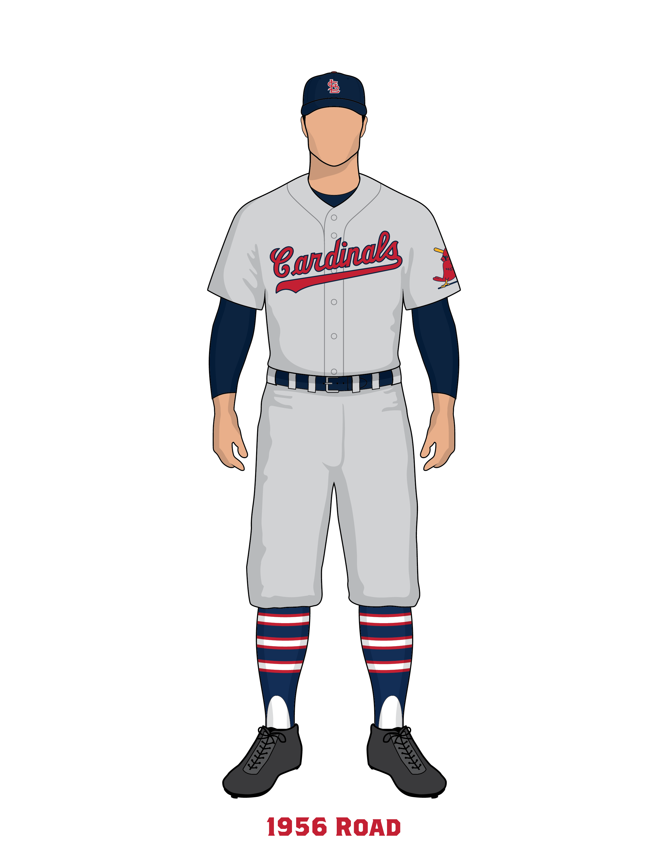Full Uniform Timeline – Cardinals Uniforms & Logos