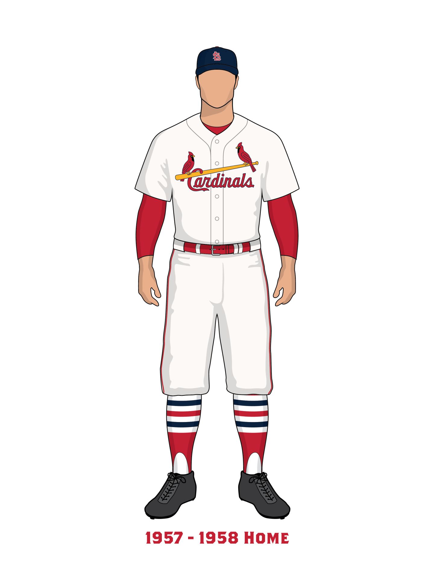 Full Uniform Timeline – Cardinals Uniforms & Logos