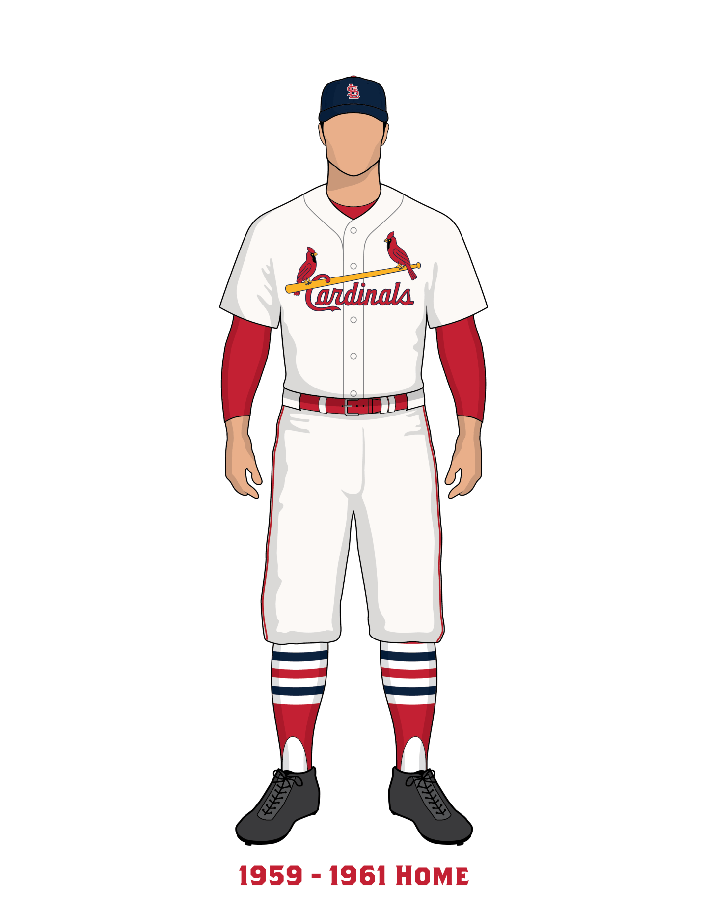 Full Uniform Timeline – Cardinals Uniforms & Logos