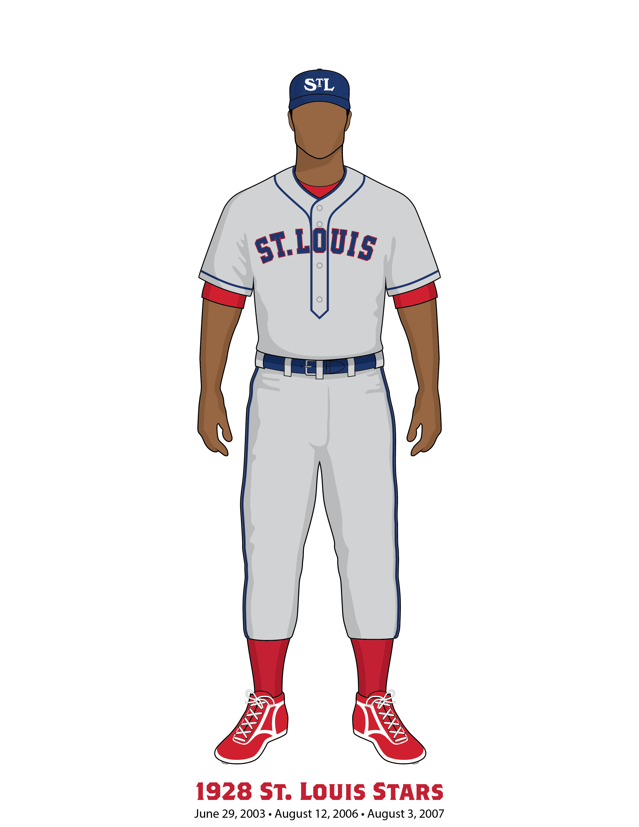 St. Louis Negro League Throwbacks – Cardinals Uniforms & Logos