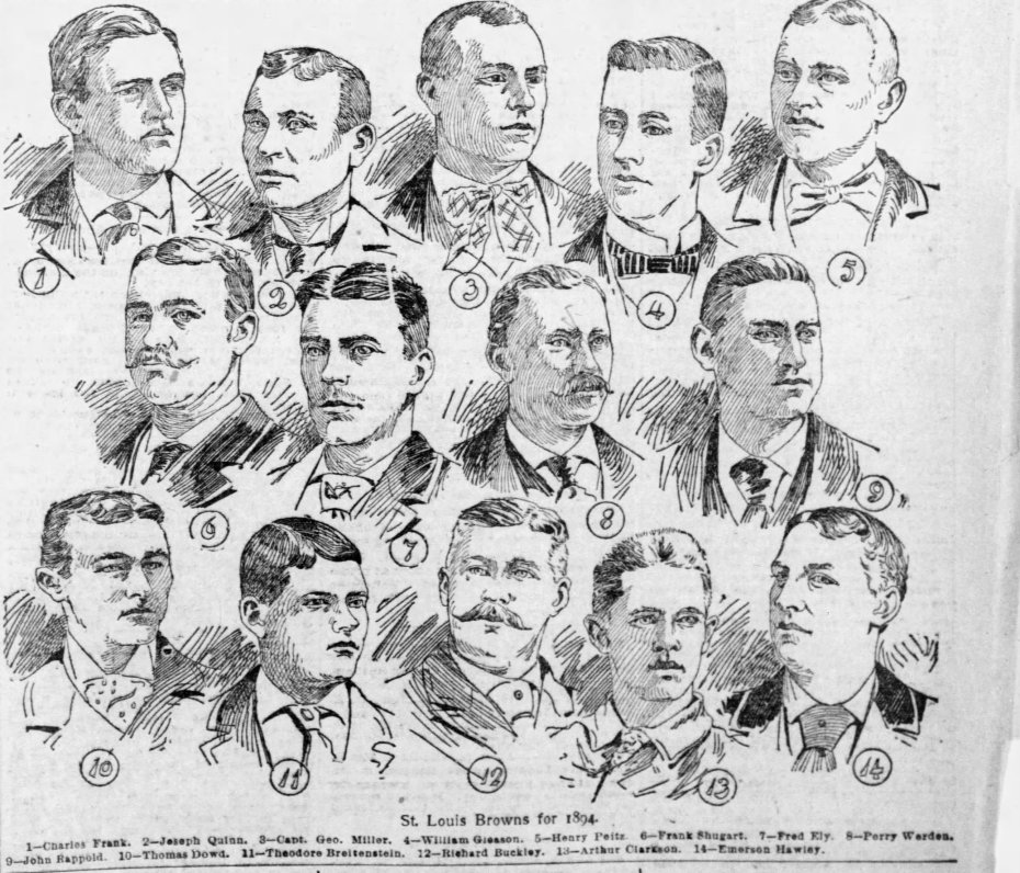 1894 Browns – Cardinals Uniforms & Logos