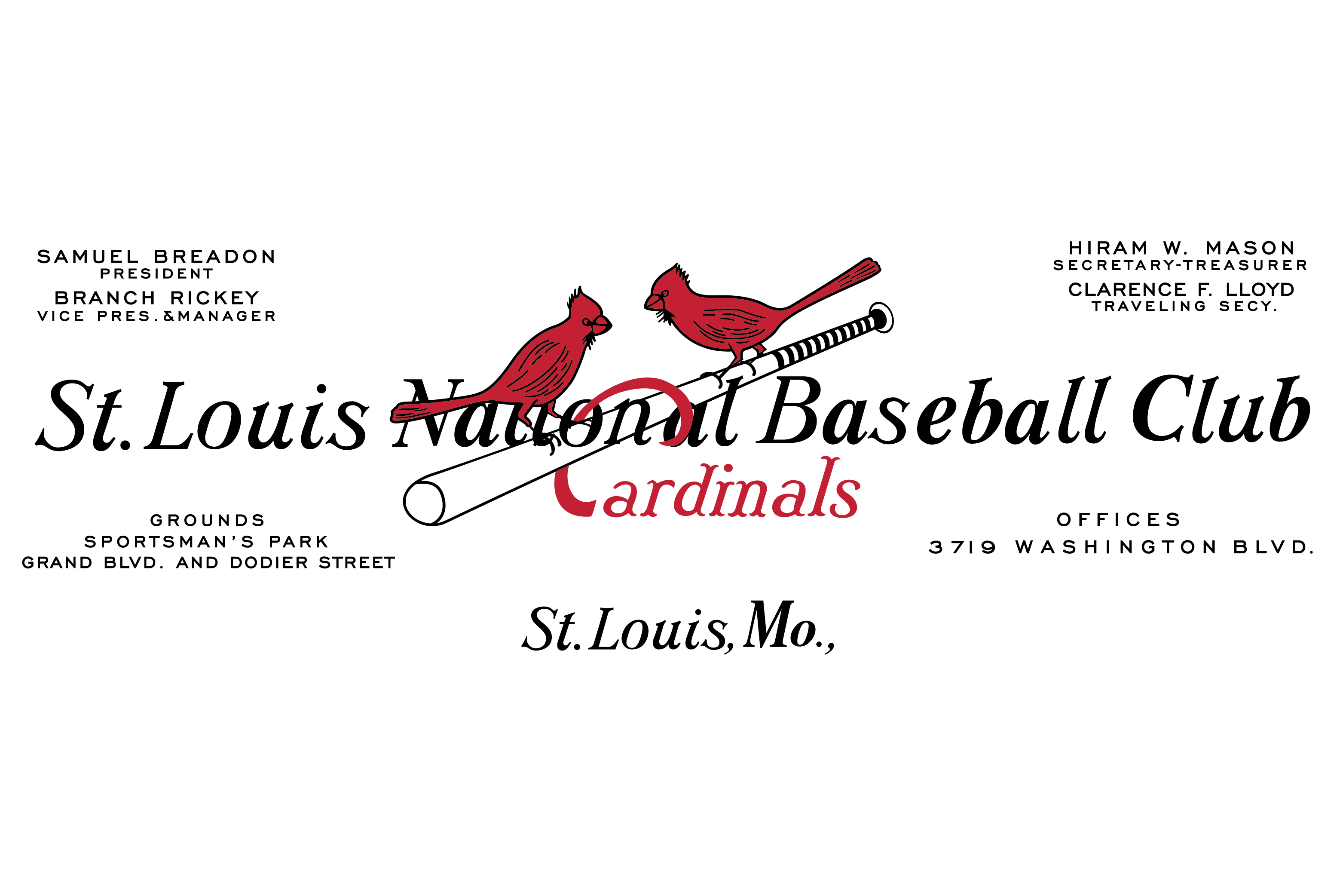 Letterheads – Cardinals Uniforms & Logos