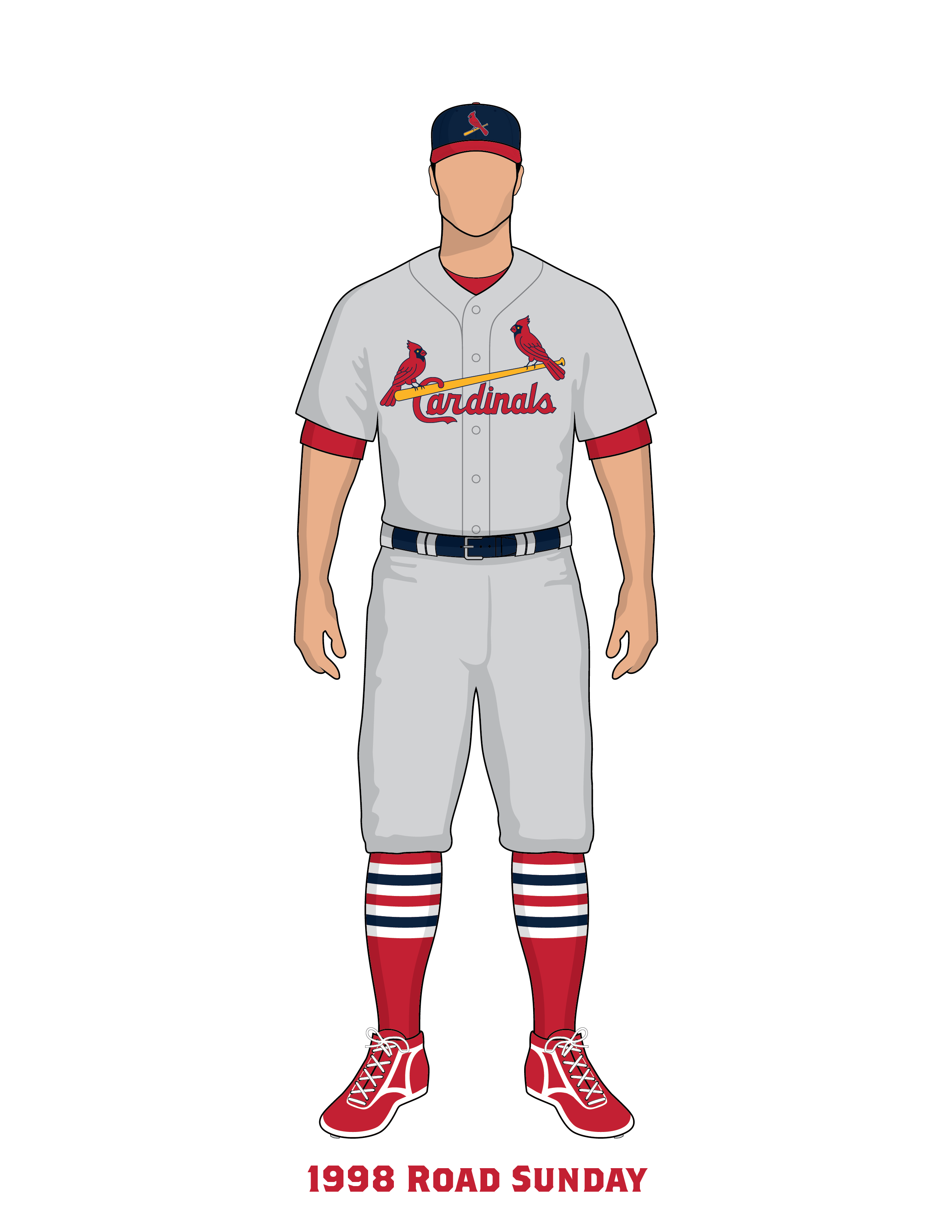 Full Uniform Timeline – Cardinals Uniforms & Logos