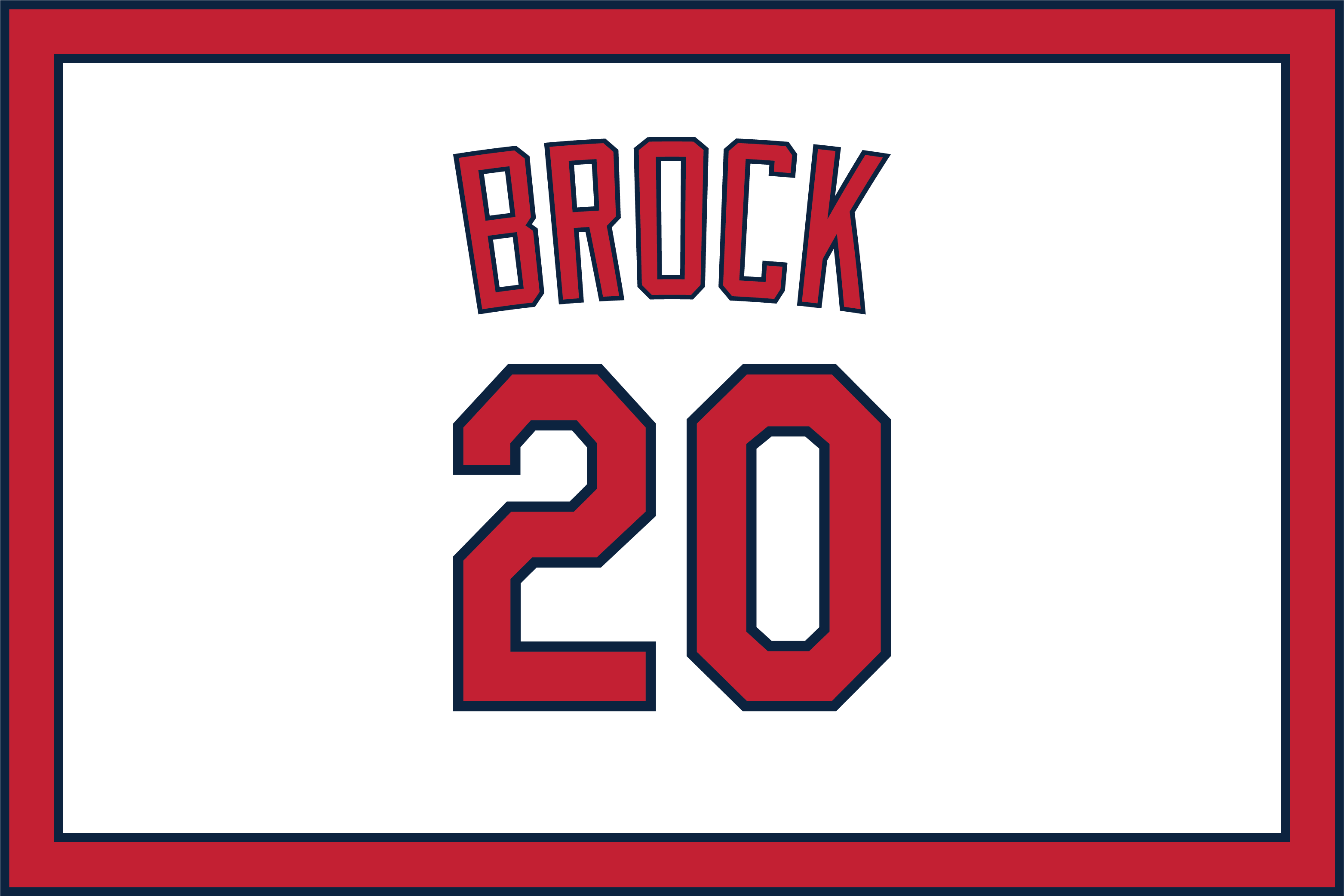 Retired Numbers – Cardinals Uniforms & Logos