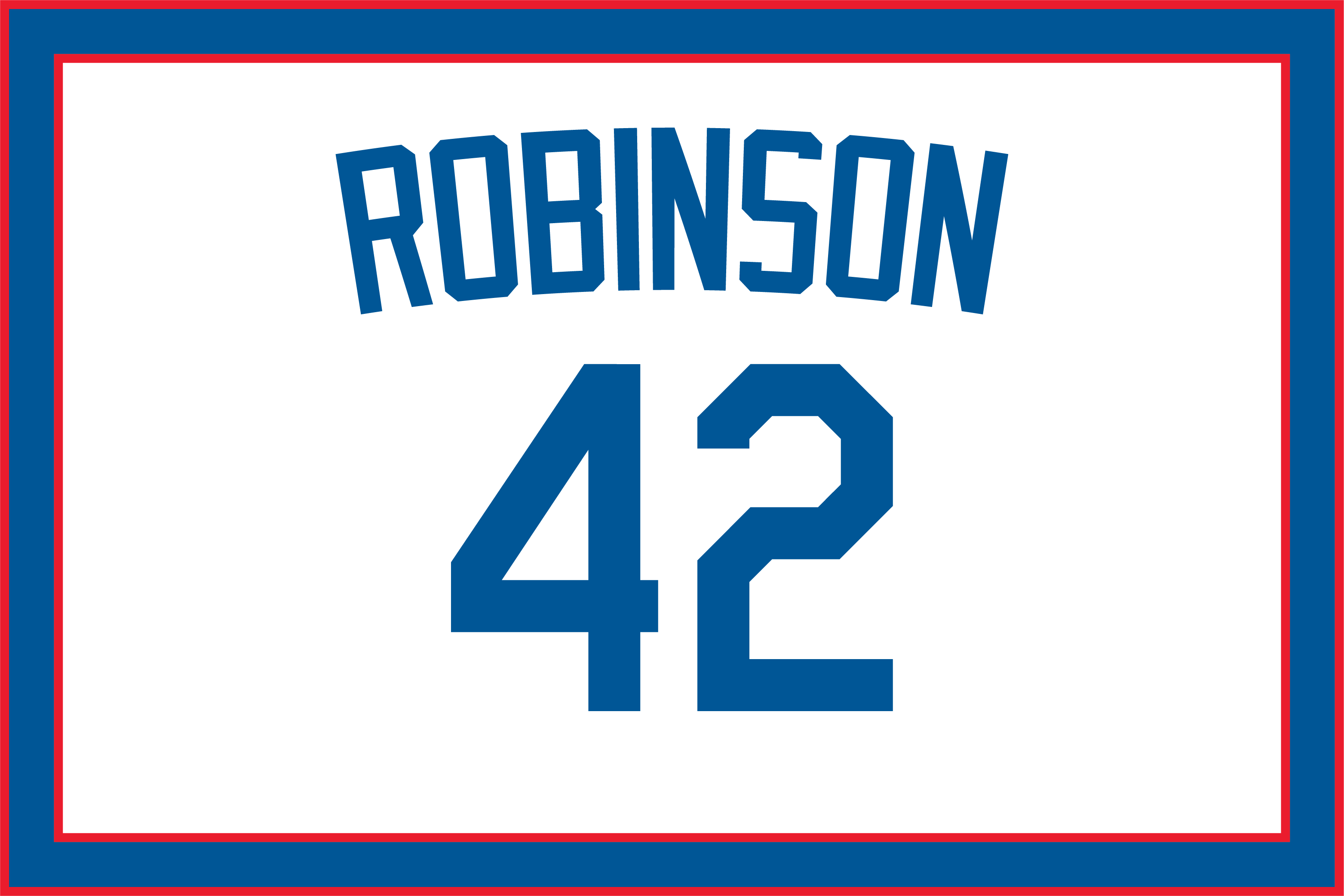 #42 Jackie Robinson – Cardinals Uniforms & Logos