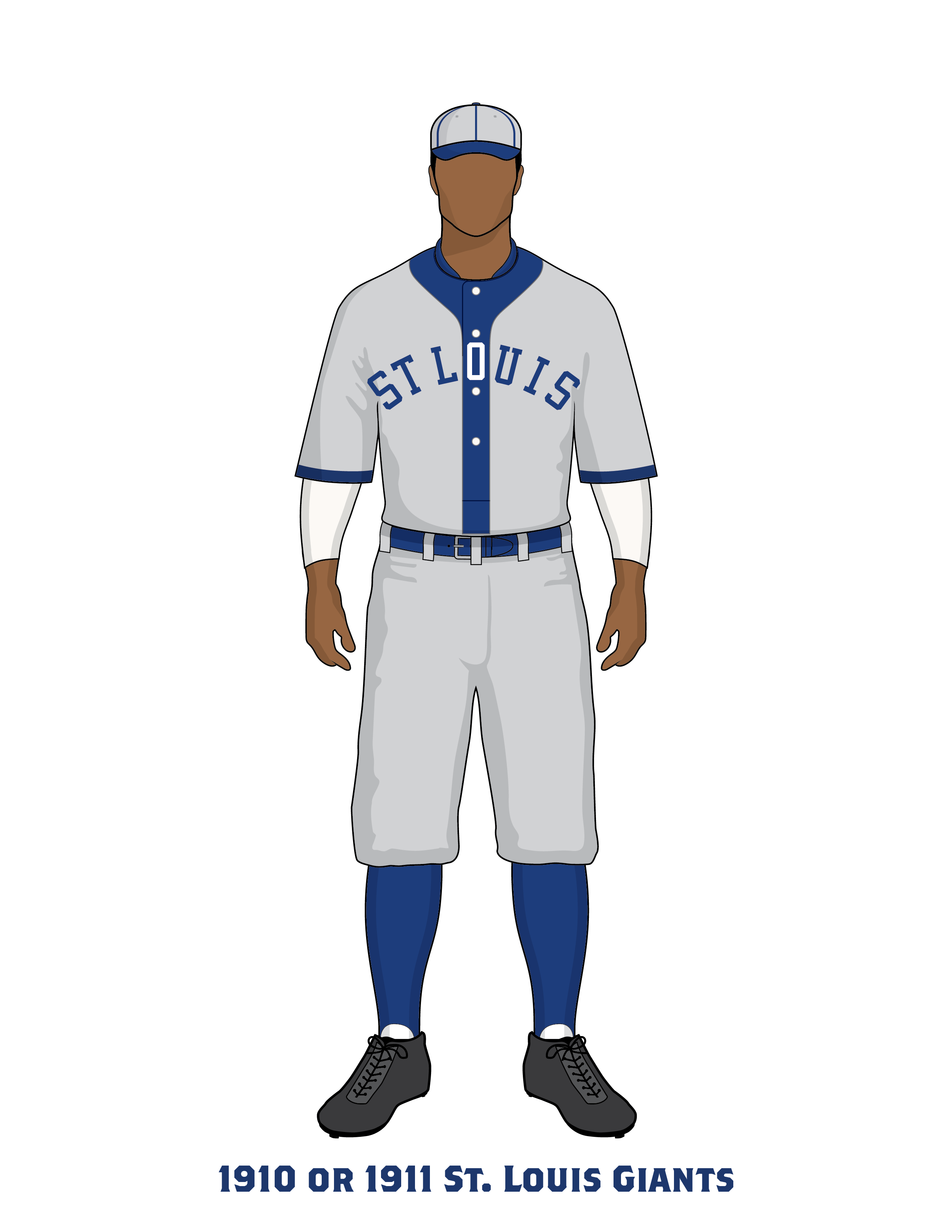 1910 or 1911 St. Louis Giants – Cardinals Uniforms & Logos