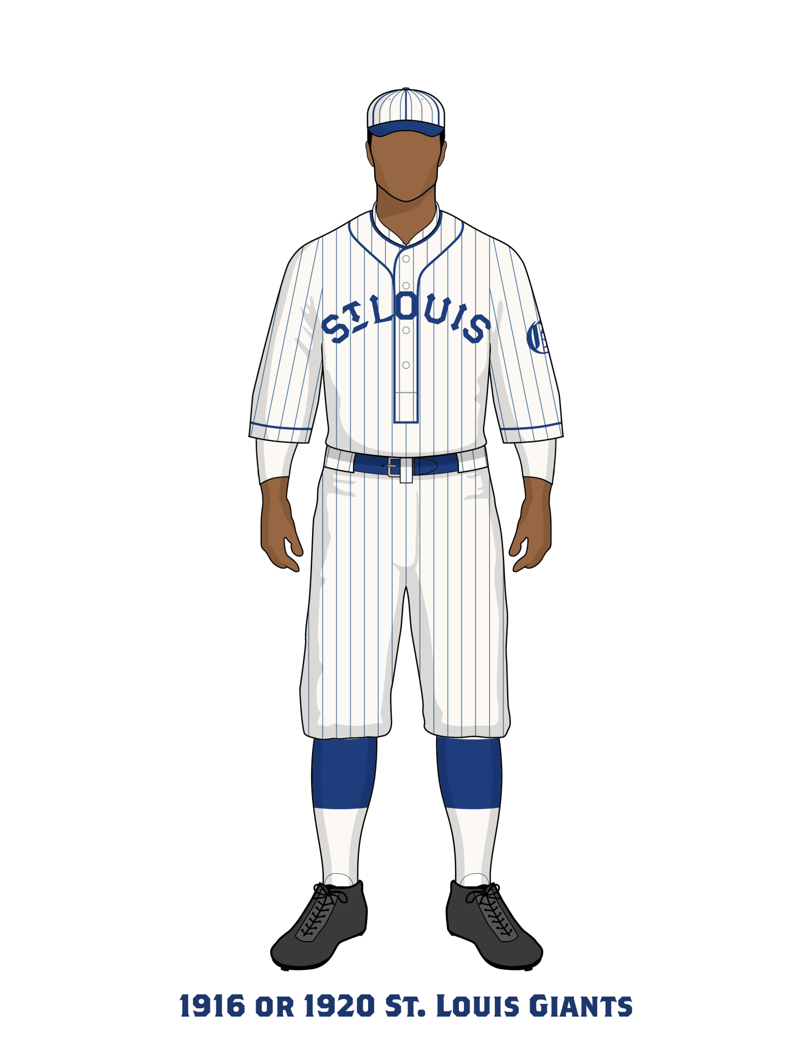 1916 St. Louis Giants – Cardinals Uniforms & Logos