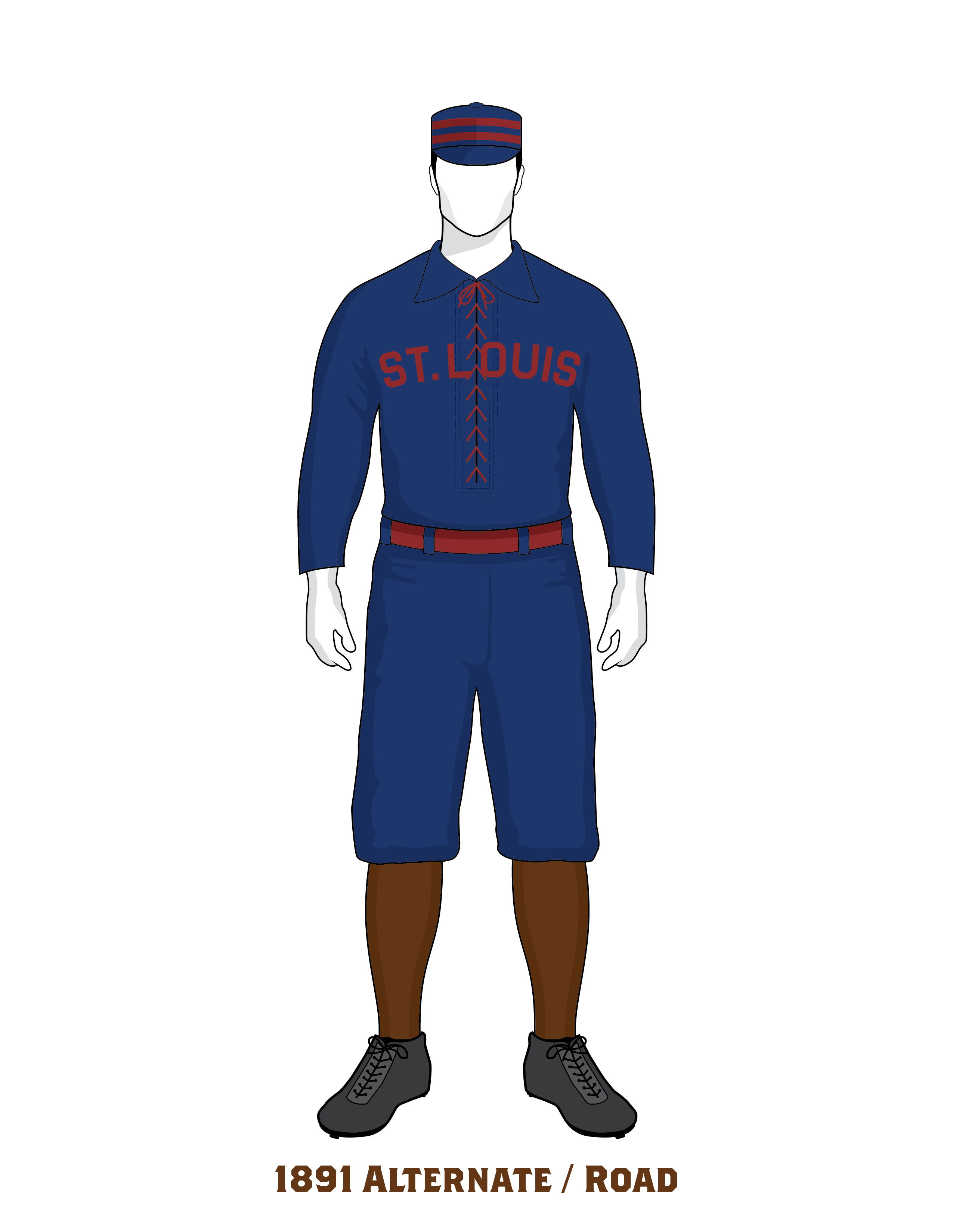 1891 Browns – Cardinals Uniforms & Logos