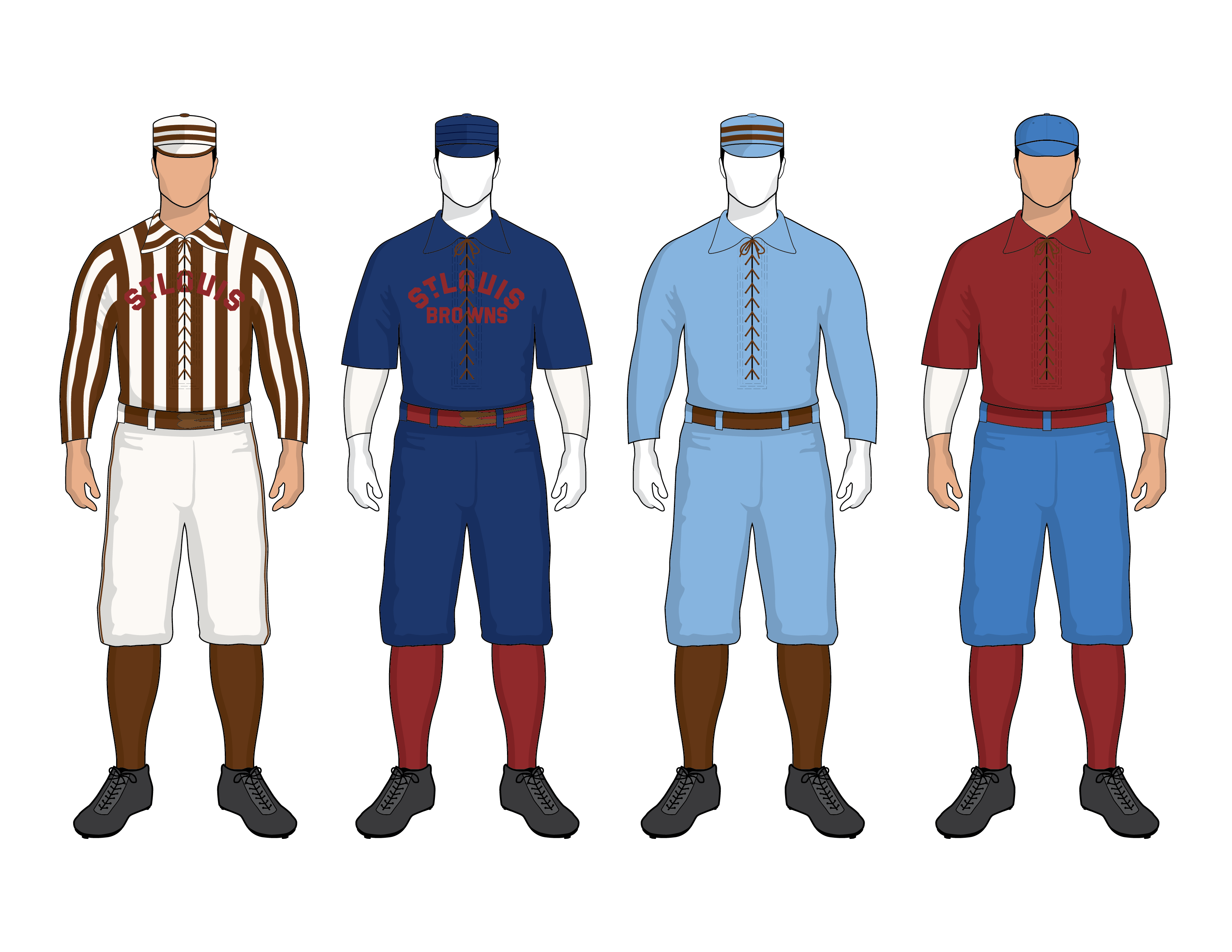 1887 Color Choice – Cardinals Uniforms & Logos