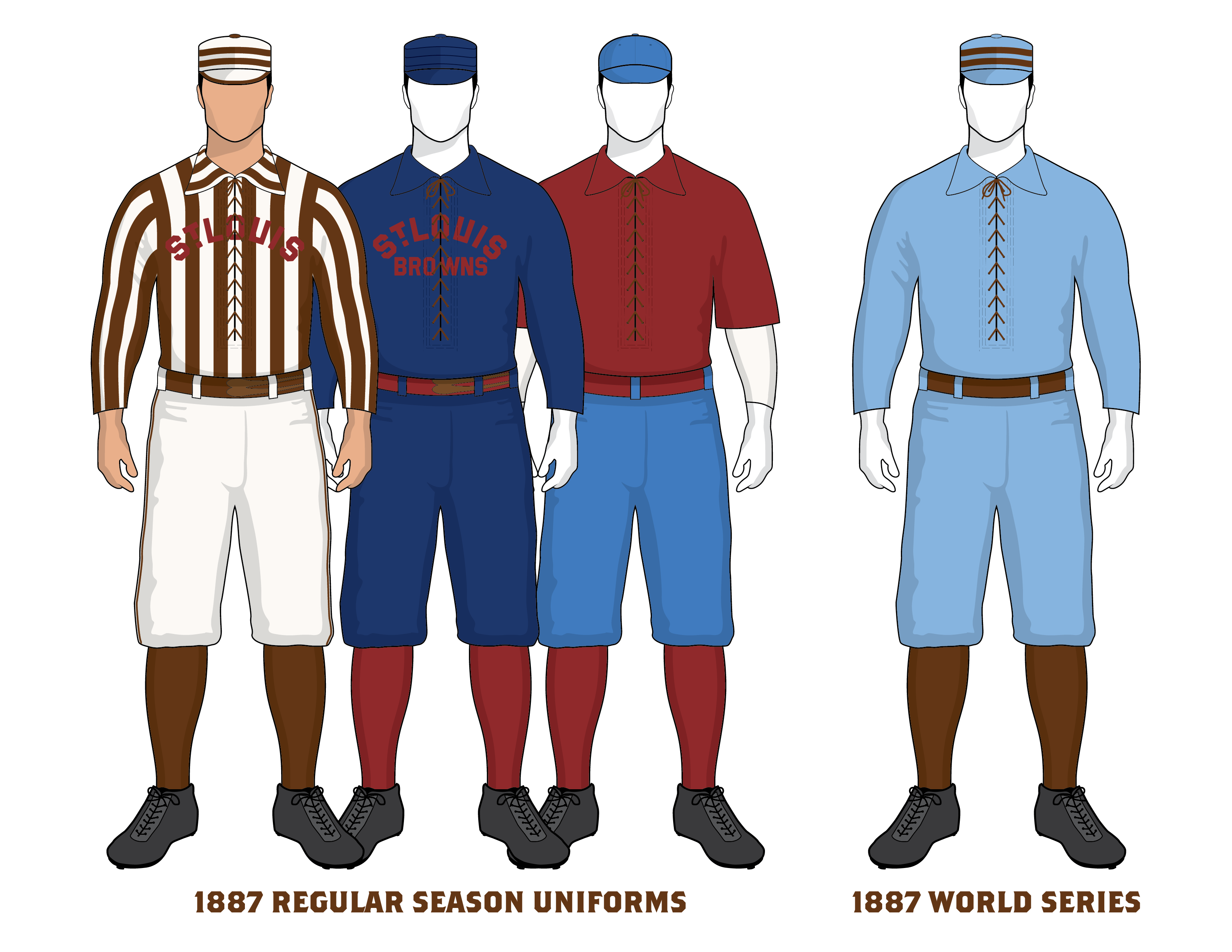 Championships: 1887 – Cardinals Uniforms & Logos