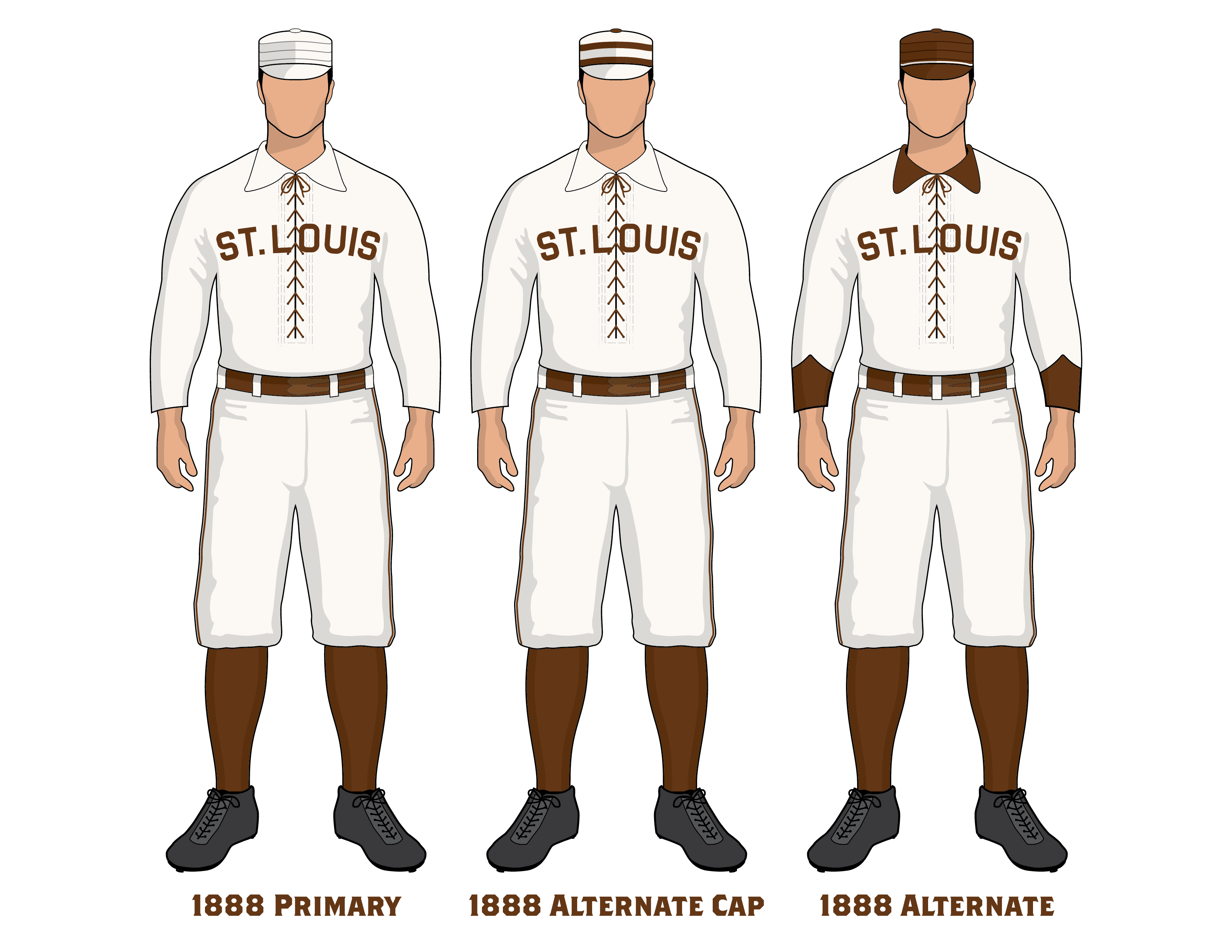 Championships: 1888 – Cardinals Uniforms & Logos