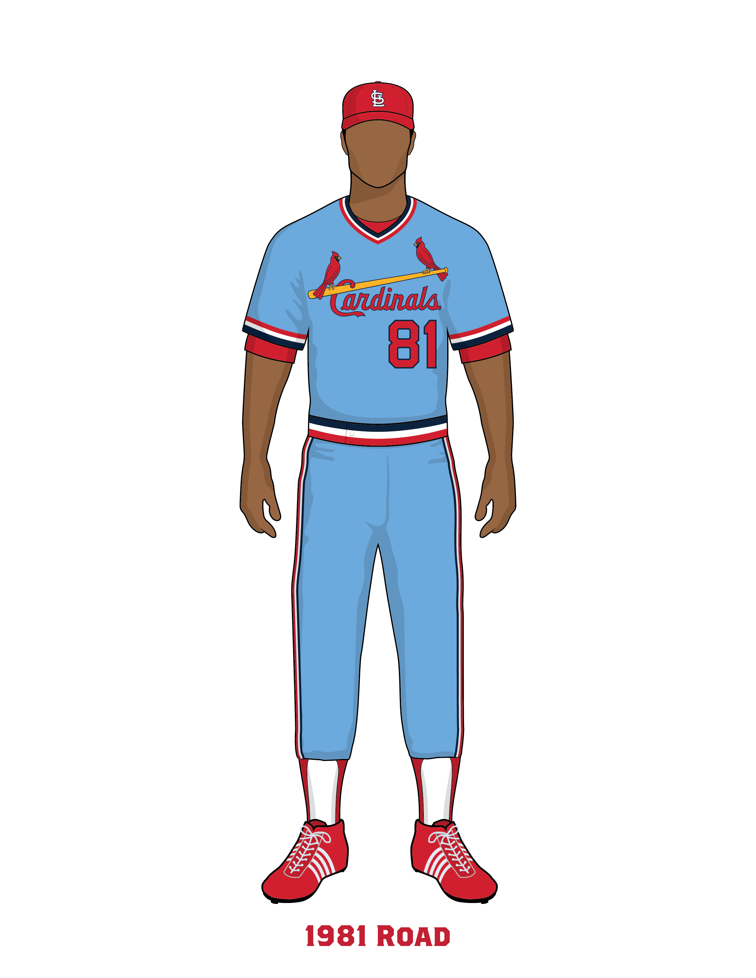 Full Uniform Timeline – Cardinals Uniforms & Logos