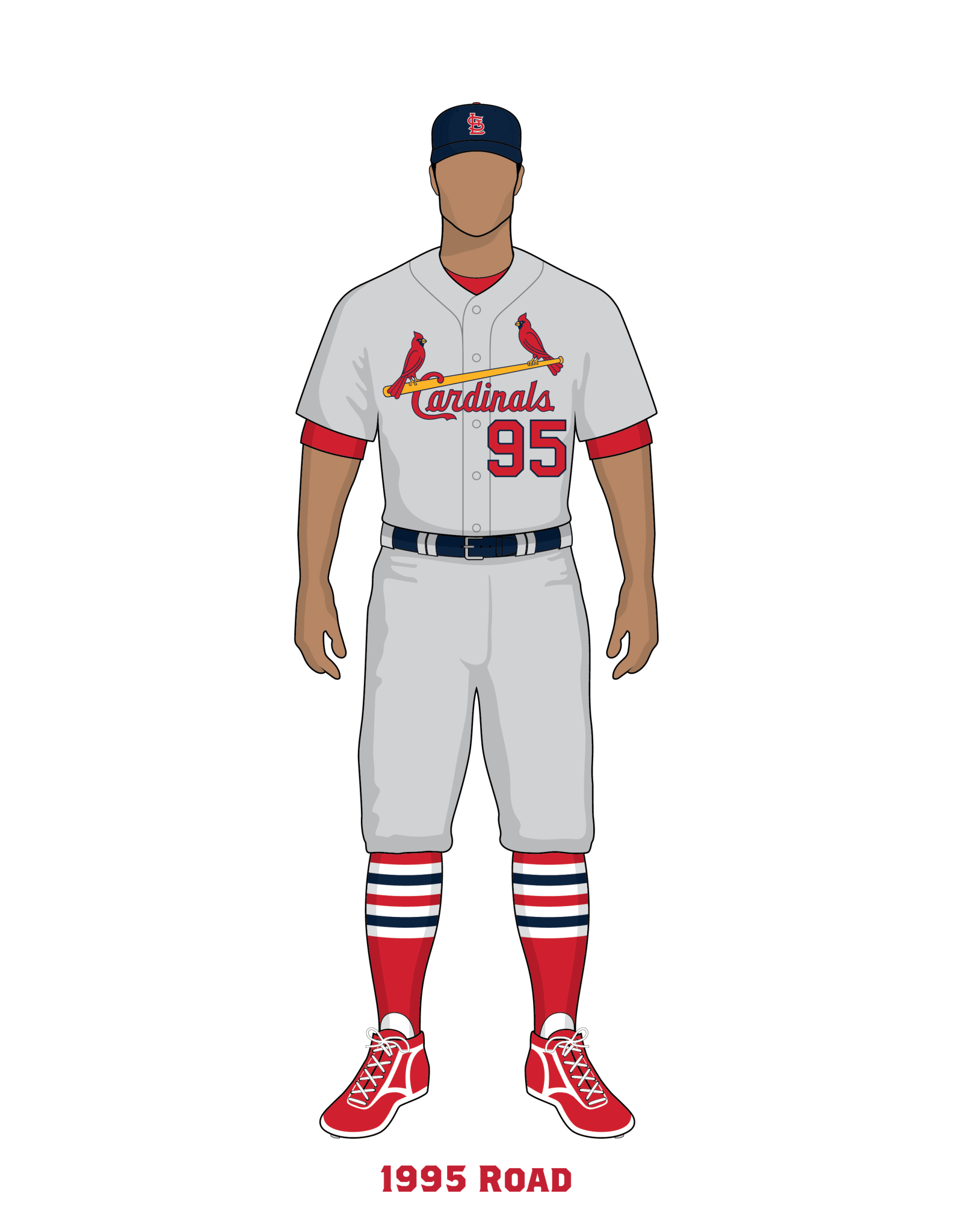 Full Uniform Timeline – Cardinals Uniforms & Logos