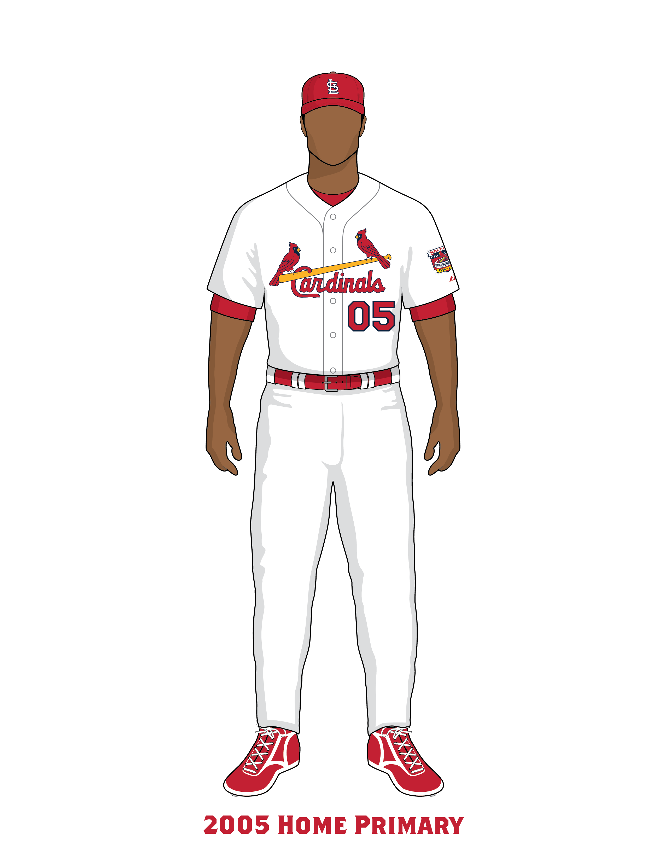 Full Uniform Timeline – Cardinals Uniforms & Logos