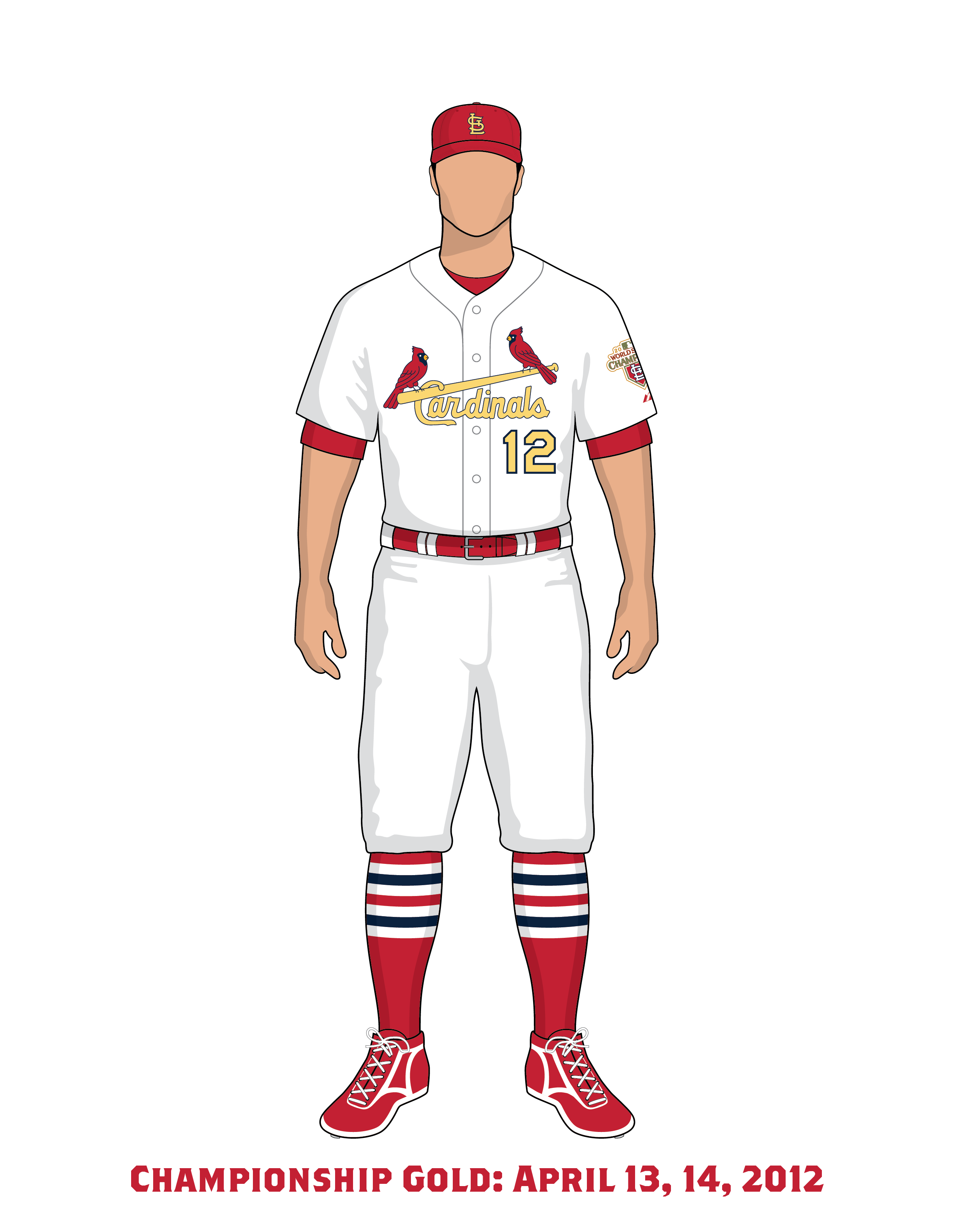 Championship Gold Trim – Cardinals Uniforms & Logos