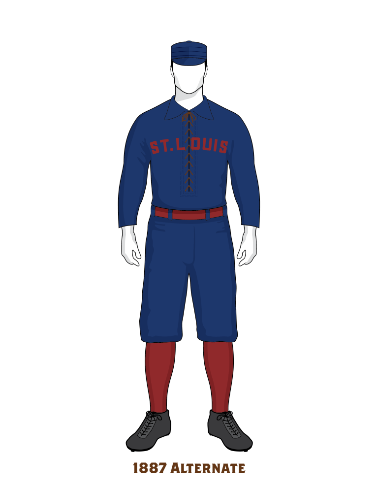 1887 Browns – Cardinals Uniforms & Logos