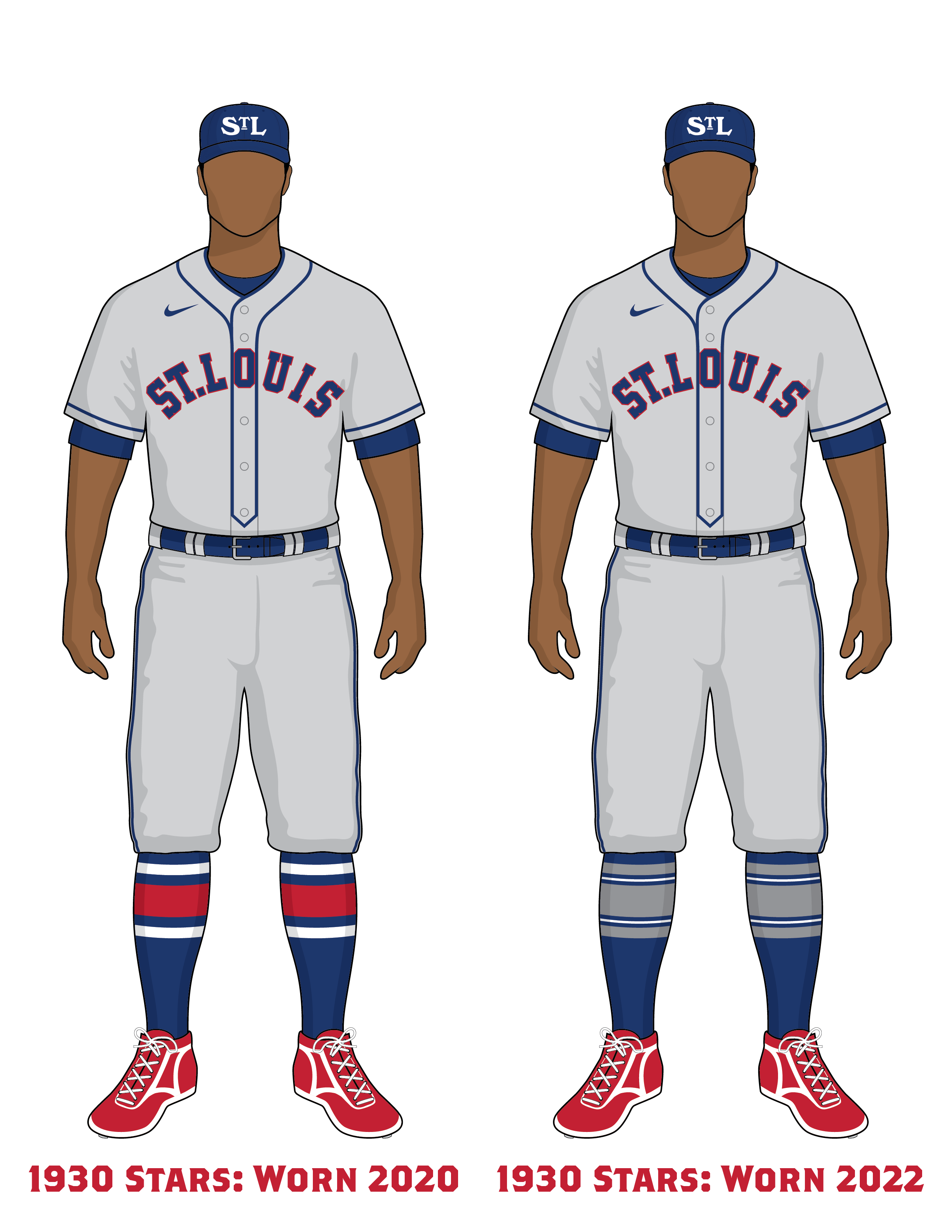 Inauthentic Negro League Unis, as usual – Cardinals Uniforms & Logos
