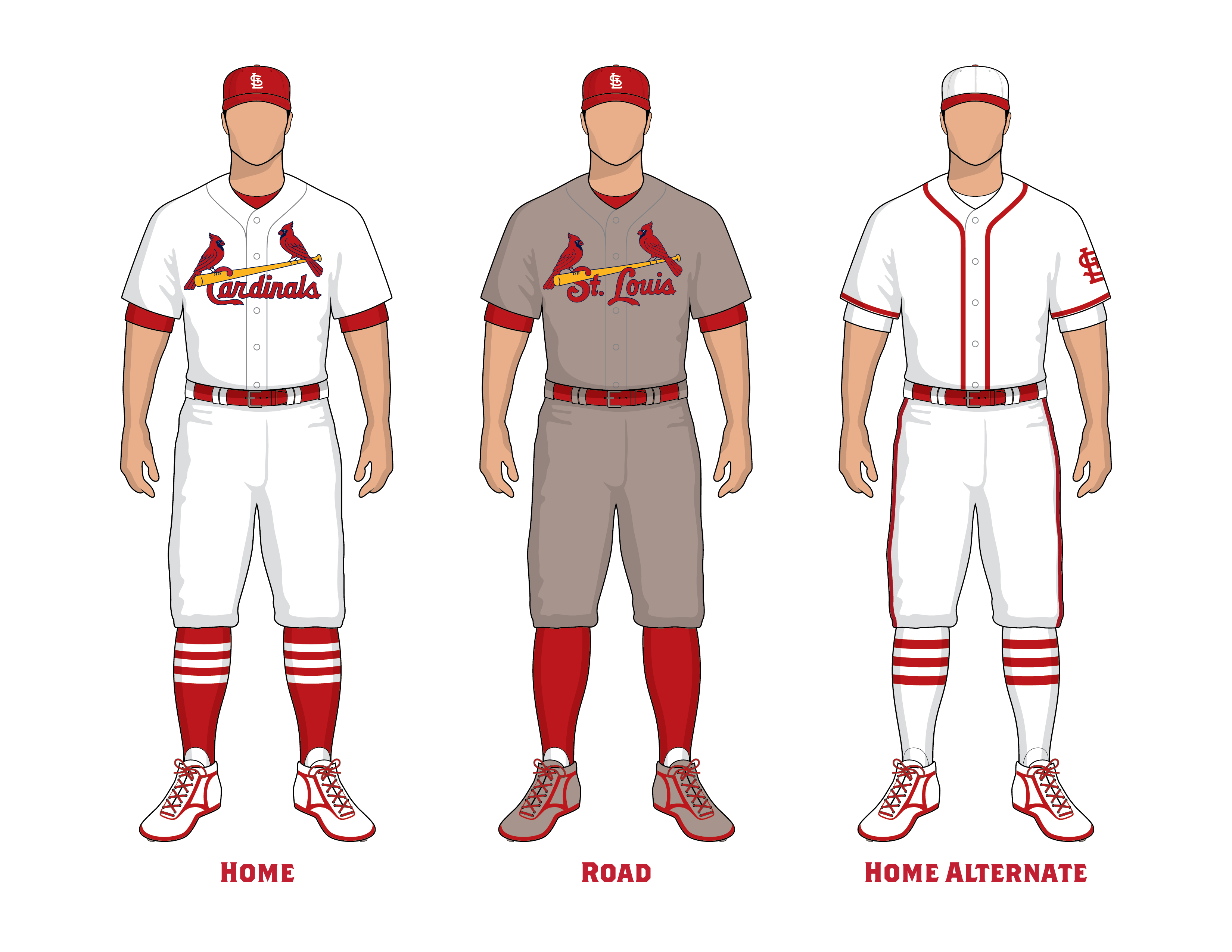Let’s Just Be a Red Team, Concept Uniforms – Cardinals Uniforms & Logos